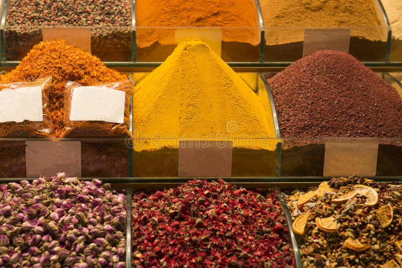 Turkish tea on the market stock photo. Image of masala - 113415476