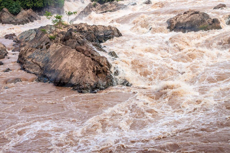 Tat Somphamit stock photo. Image of motion, tree, laotian - 34727662
