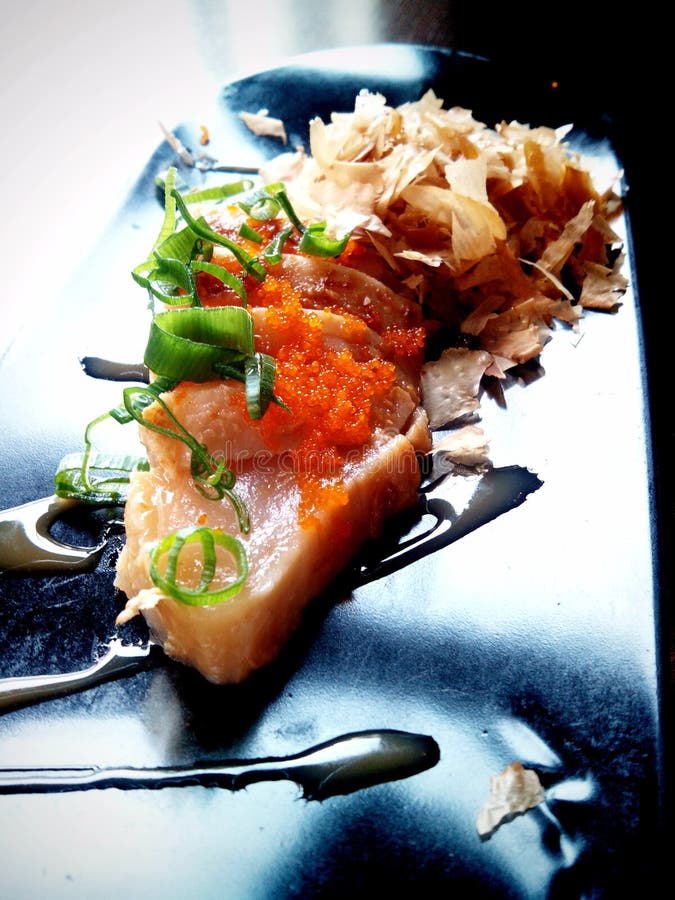 Tataki tuna stock image. Image of japan, japanese, seafood - 47137125