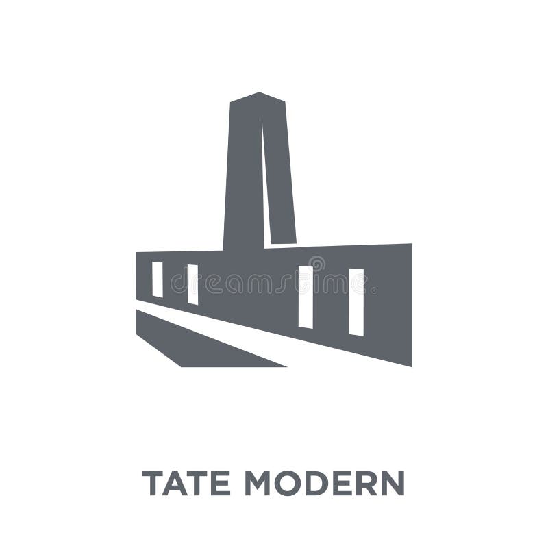 Tate Modern Icon. Trendy Tate Modern Logo Concept on White Background ...