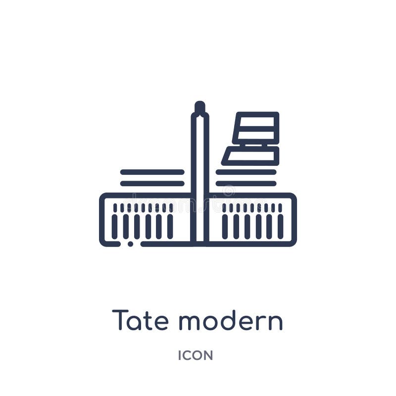 Tate Modern Icon. Trendy Tate Modern Logo Concept on White Background ...
