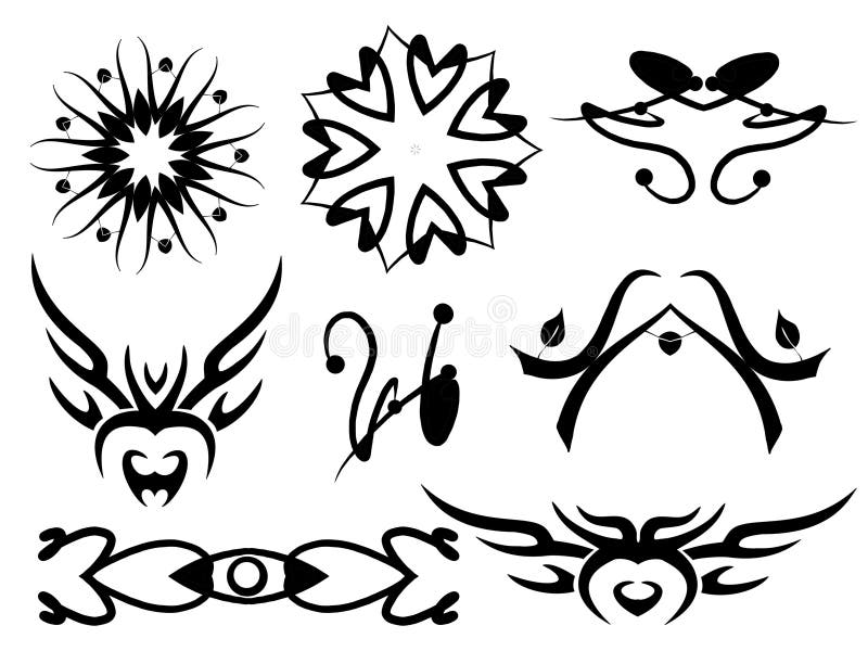 Symboles d'Akan illustration de vecteur. Illustration du symboles - 9346149