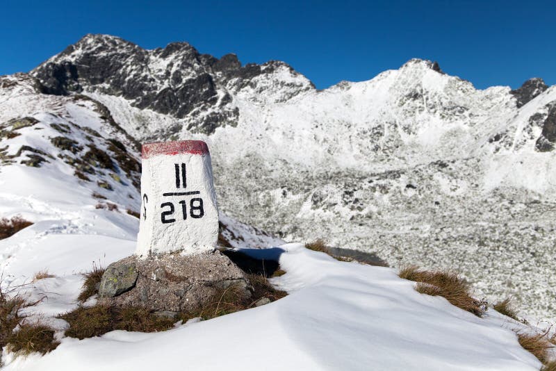 Tatra Mountains - Slovakia and Poland Border Stock Photo - Image of ...