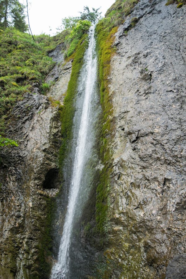 Tatra Mountains. View of the Mountain River, Waterfall in the Mountains ...