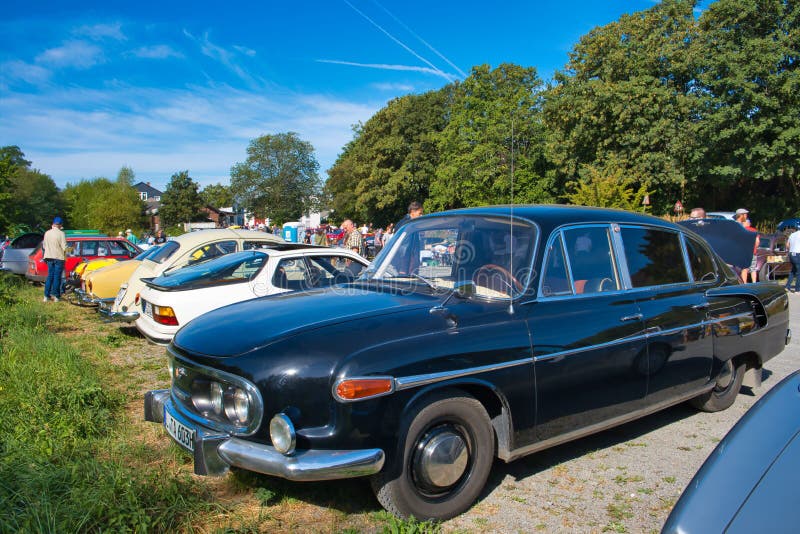 Tatra 603, Produced from 1956 - 1975, V8 Engine, Side Editorial Stock ...