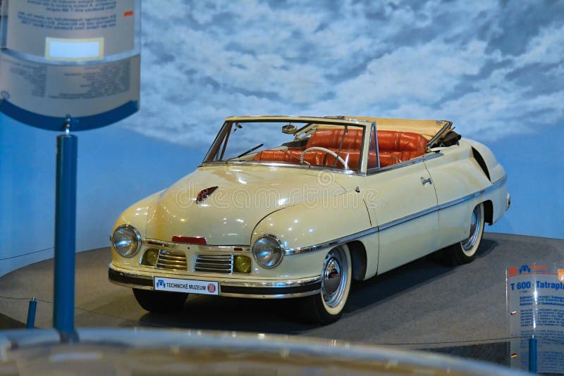 Tatra 601 Tatraplan Cabriolet Editorial Image - Image of museum, tatra ...