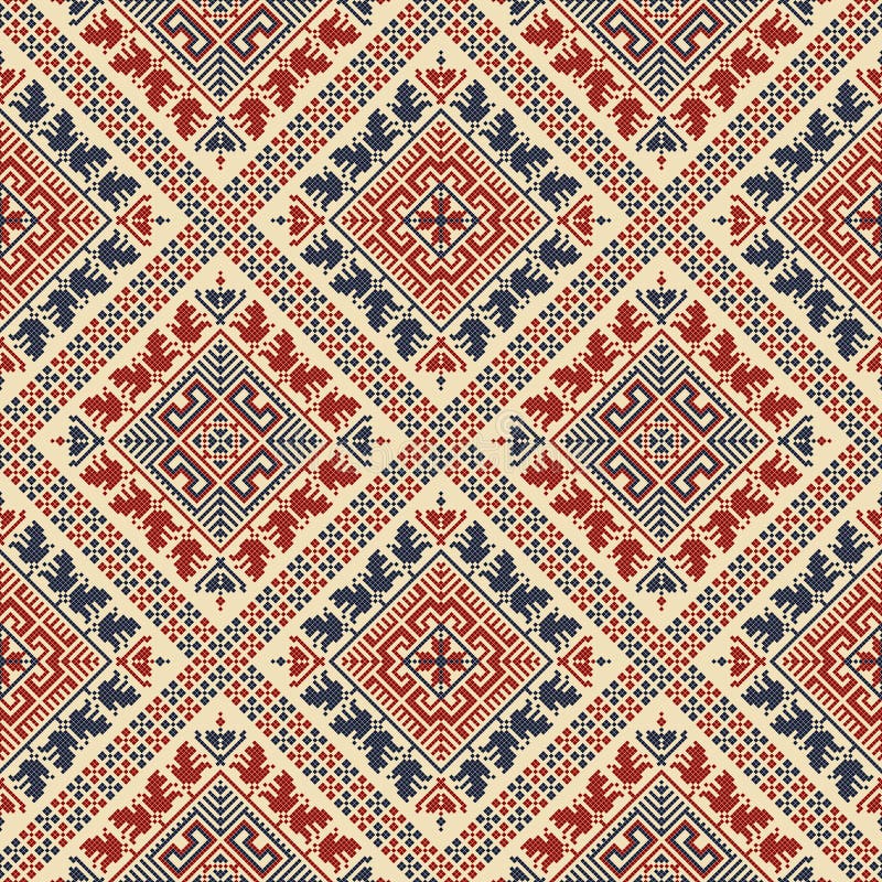 Palestinian Tatreez Pattern Stock Illustrations – 446 Palestinian ...