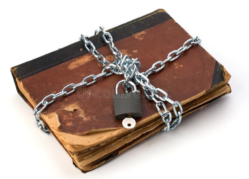 Padlock and Book. Information Security Stock Image - Image of education ...
