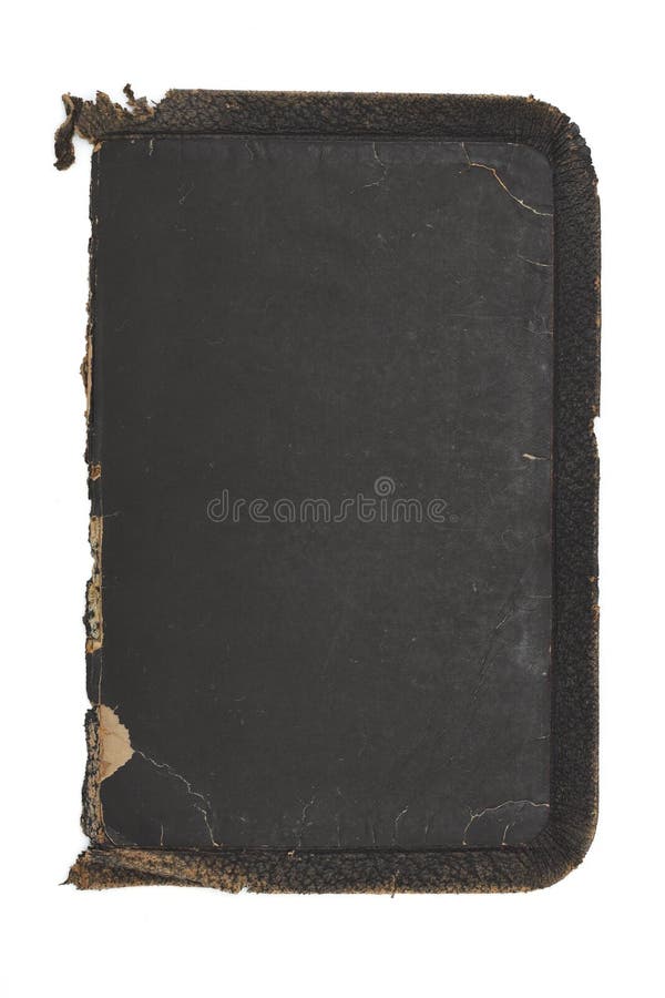 Tattered, Old Rough Leather Book Cover Inside Stock Photo - Image of ...