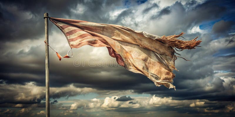 A Tattered Windsock a Visual Metaphor for Economic Hardship and the ...