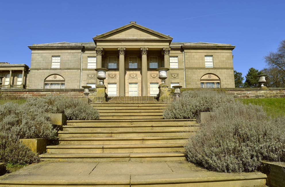 Tatton Hall in Cheshire stock image. Image of attraction - 108470303
