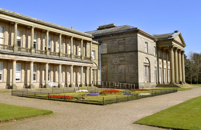Tatton Hall south face stock photo. Image of britain - 89400678