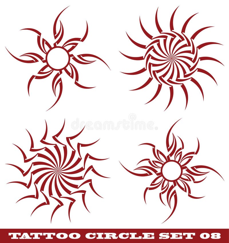 Tattoo circle stock vector. Illustration of design, artwork - 12154287