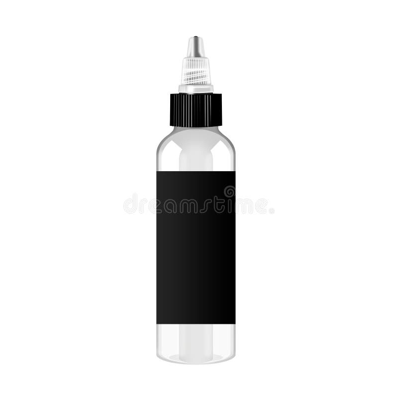 Tattoo ink bottle stock illustration. Illustration of permanent - 98729729