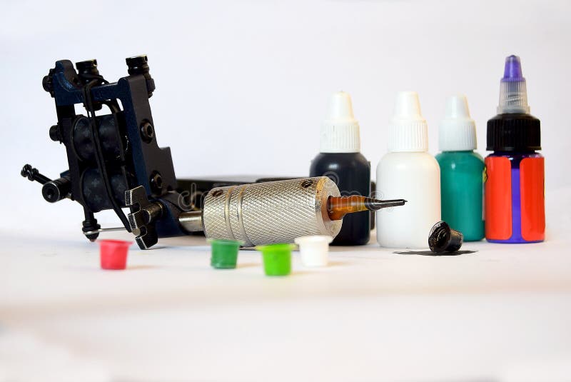Tattoo machine stock photo. Image of pattern, convention - 102720068