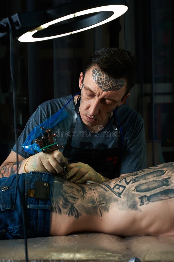 Tattoo master works stock photo. Image of black, master - 103187478