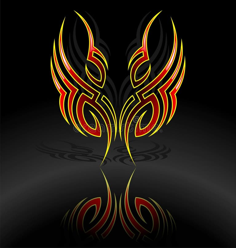 Tribal Tattoo Motive Stock Illustrations – 9,003 Tribal Tattoo Motive ...