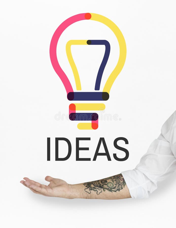 Idea Symbol on Recycle Paper Stock Photo - Image of lightbulb, idea ...