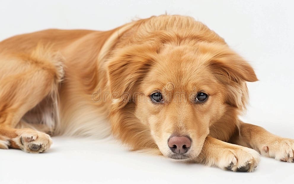 Tau Dog on Clean White Background -Generative Ai Stock Illustration ...