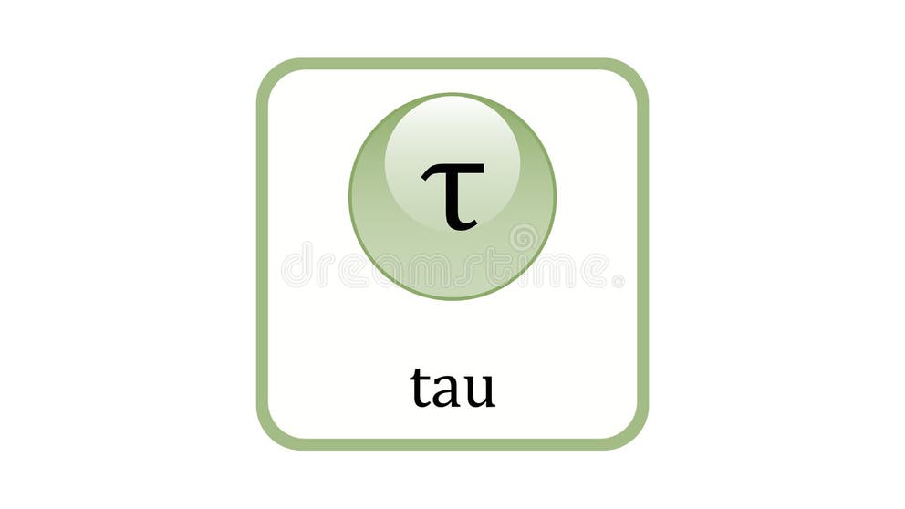 Tau icon stock vector. Illustration of neutrino, vector - 245880782