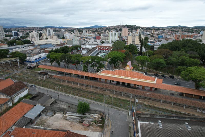 Taubate Old Central Train Station Stock Image - Image of attraction ...