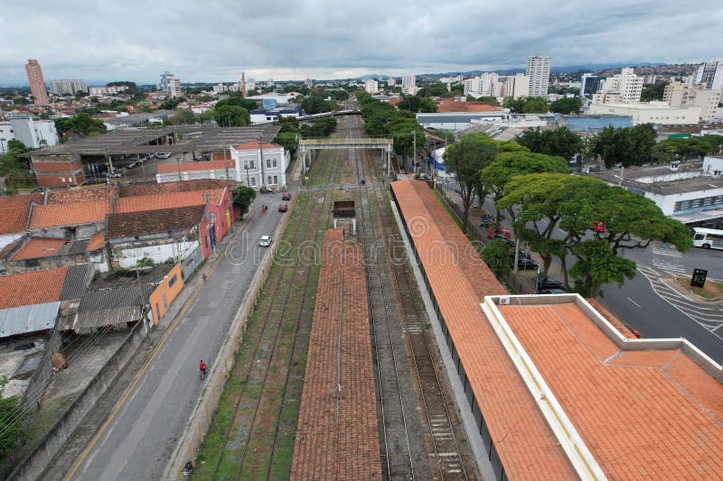 Taubate Old Central Train Station Stock Image - Image of public ...