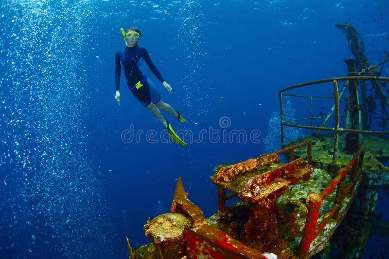 Taucher stockbild. Bild von erholung, aufflackern, abenteuer - 21348805