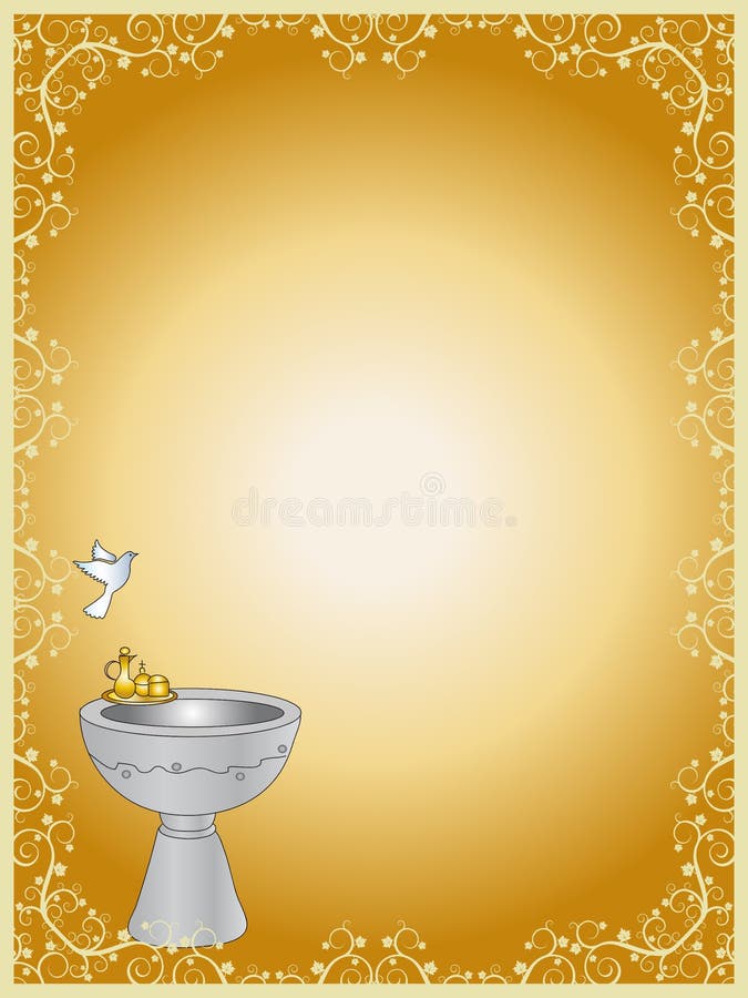 Tauf stock abbildung. Illustration von kreuz, gefühl, crucification ...