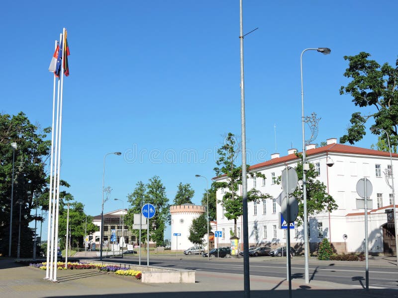 Taurage Town Culture Centre, Lithuania Editorial Stock Photo - Image of ...