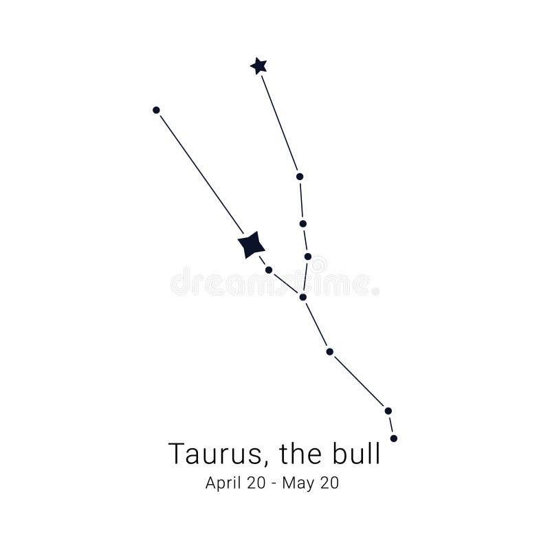 Taurus, the bull. stock vector. Illustration of stellar - 183232039