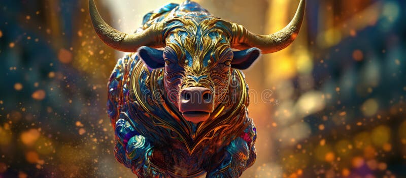 Taurus Bull Zodiac Sign Ai Generative Stock Illustrations – 482 Taurus ...