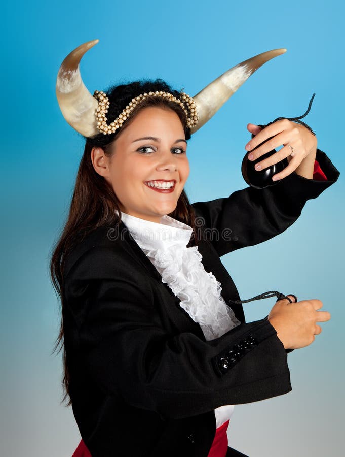 Taurus zodiac girl stock photo. Image of astronomy, bull - 16036502