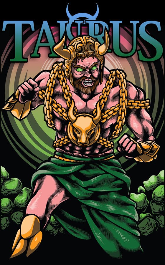 Taurus King & X28;man& X29; Stock Illustration - Illustration of portal, zodiac: 300767555