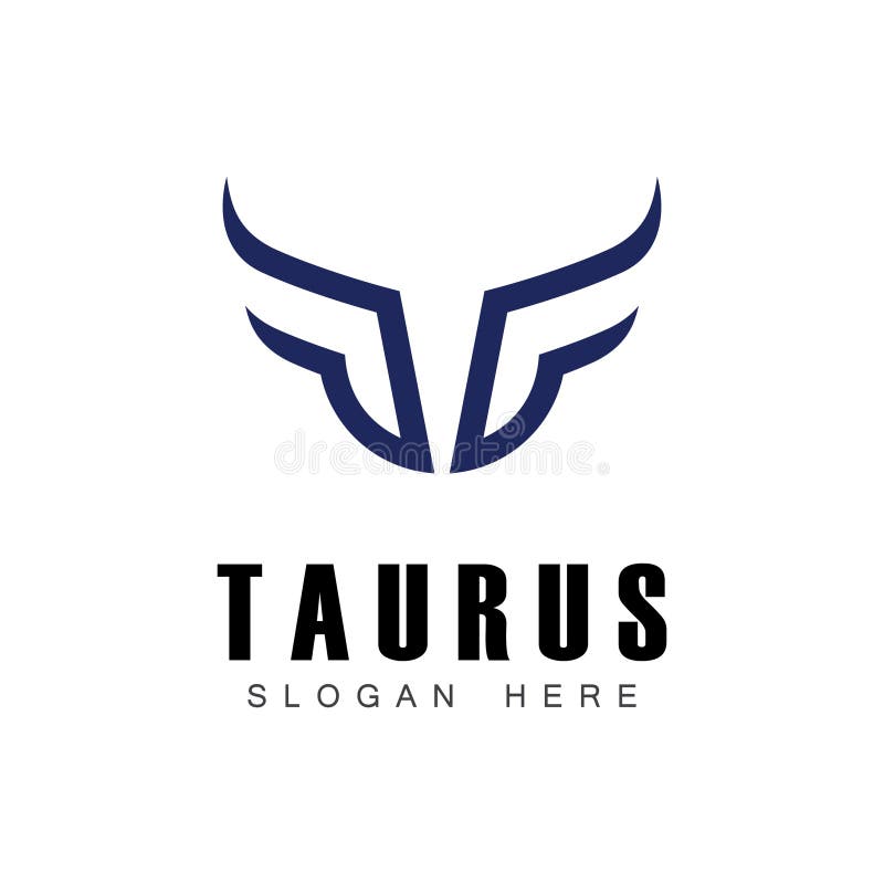 Taurus Logo Icon Template Design Stock Vector - Illustration of ...