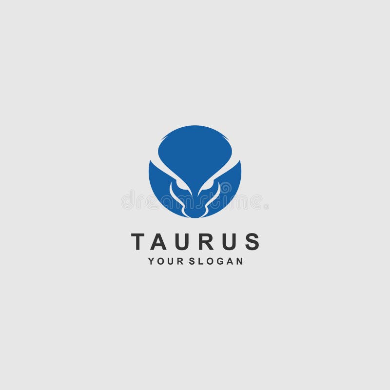 TAURUS LOGO TEMPLATE stock illustration. Illustration of beef - 166736022