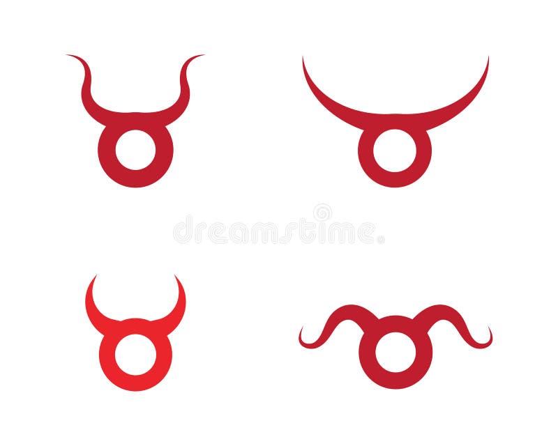 Taurus Logo Template Vector Icon Stock Vector - Illustration of spanish ...