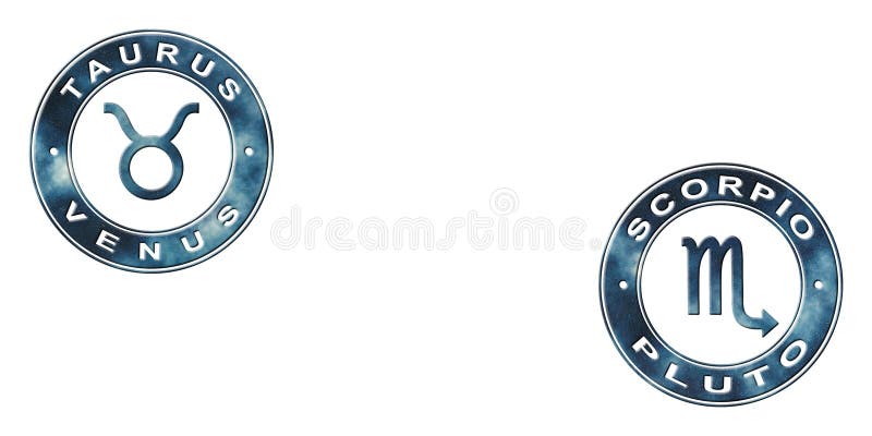 Taurus and Scorpio Compatibility Stock Illustration - Illustration of ...