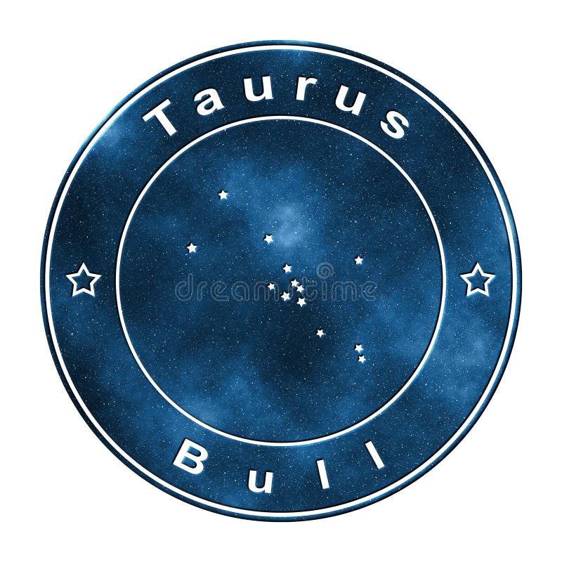Taurus Star Constellation, Bull Constellation Stock Illustration ...