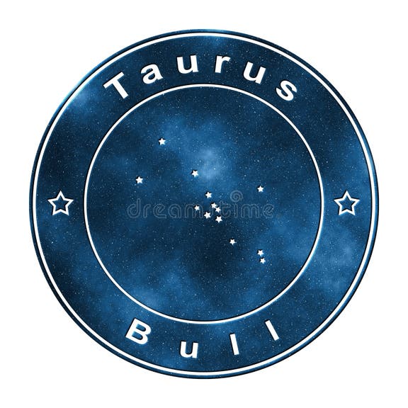 Taurus Star Constellation, Bull Constellation Stock Illustration ...