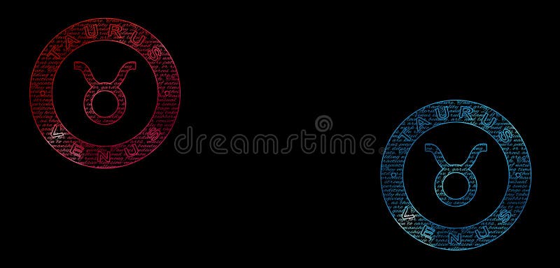 Taurus and Taurus Compatibility Stock Illustration - Illustration of ...