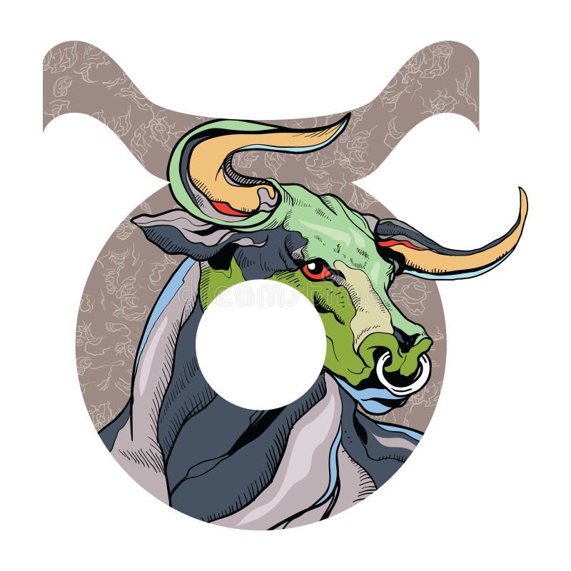 Taurus. Vector Illustration Decorative Design Stock Vector ...