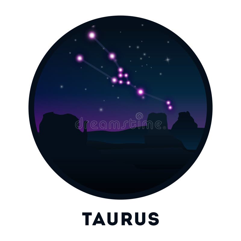 Taurus. Vector Illustration Decorative Design Stock Vector ...