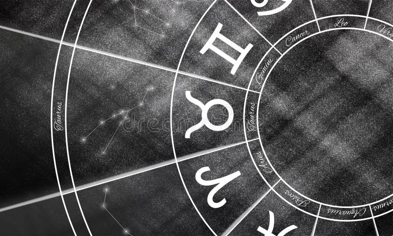 Taurus Zodiac Sign, Astrological Symbol Stock Illustration ...