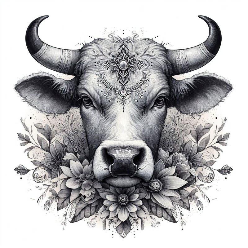 Taurus Zodiac Sign. Taurus Horoscope Sign Stock Illustration ...