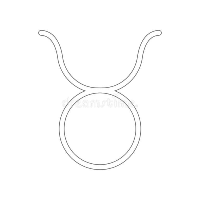 Taurus Zodiac Sign Icon. Element of Web for Mobile Concept and Web Apps ...