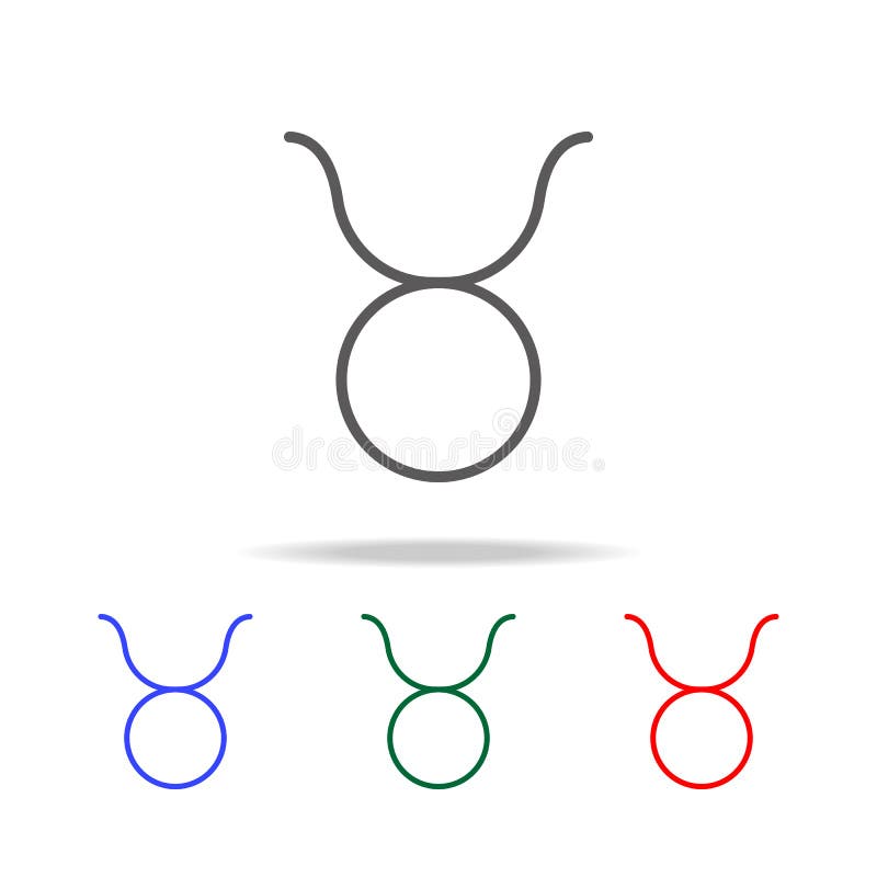 Taurus Zodiac Sign Icon Element Of Web For Mobile Concept And Web Apps