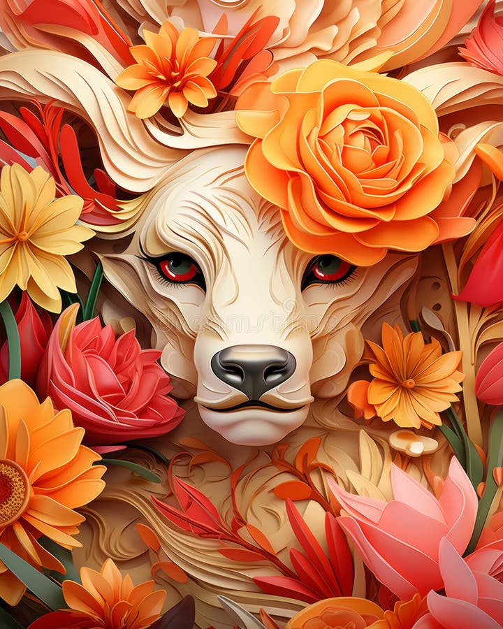 Taurus Zodiac Sign Illustration for Astrology, Horoscope Predictions ...