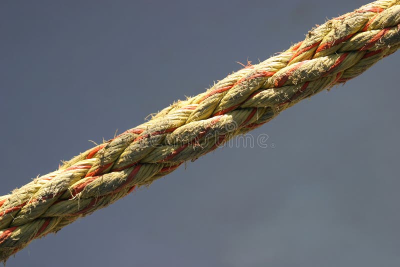 Taut Rope stock image. Image of strong, taut, fray, rope - 99945