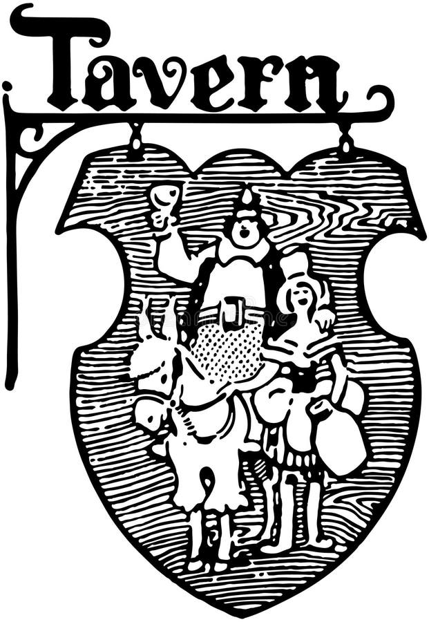 Vintage Signs Of Pubs, Taverns Stock Vector - Illustration of alcohol ...