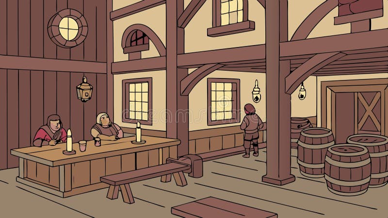 Tavern Interior Medieval, Historic Pub, Old Tavern, Rustic Interior ...